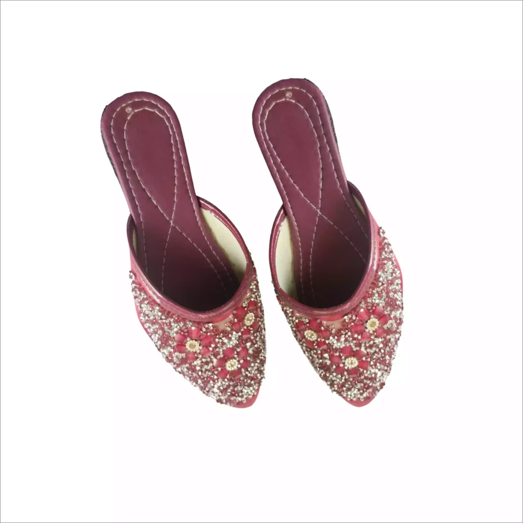 Women's Mojari |Traditional Back open jutti