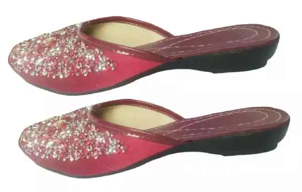 Women's Mojari |Traditional Back open jutti